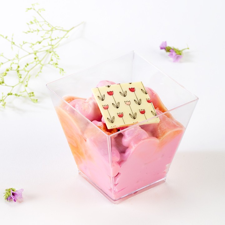 Gustan bavarois coupe cuberdon sauce vanille 140ml x 12 surgelé ...